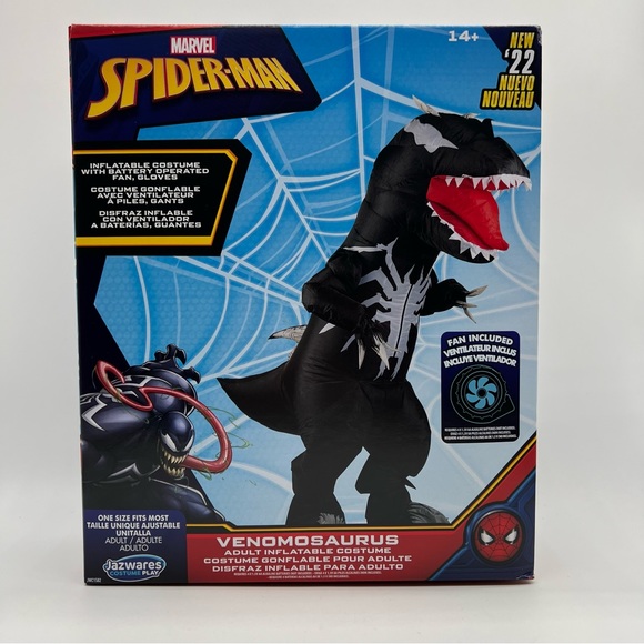 Other | Spiderman Venomosaurus Venom Adult Size Inflatable 7ft Dinosaur ...